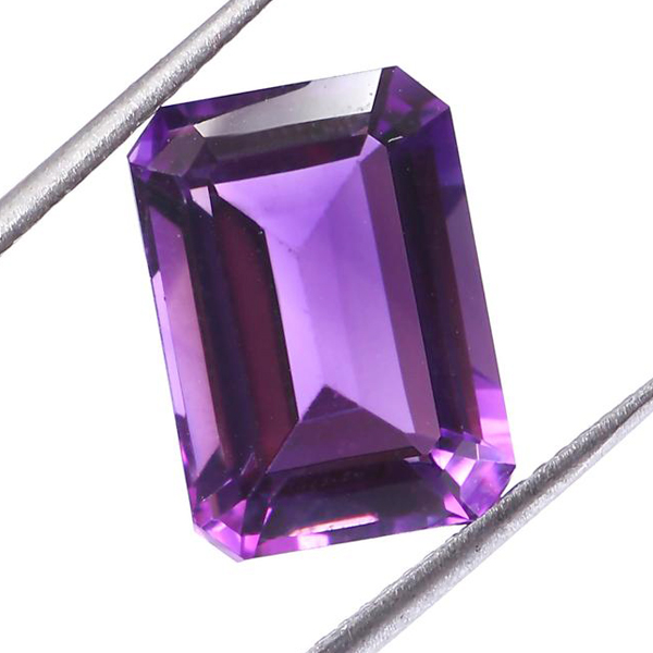 Buy natural amethyst octagon facet | Irocsales